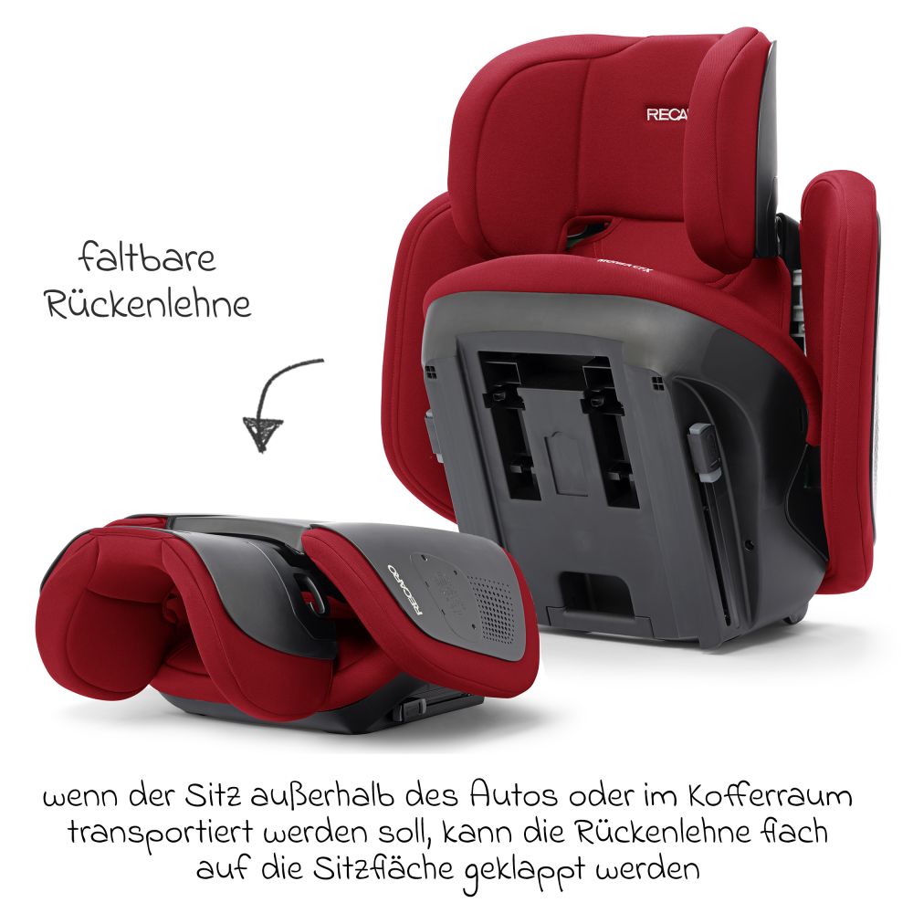 Recaro - Kindersitz Monza CFX i-Size faltbar & tragbar ab 3,5 Jahre ...