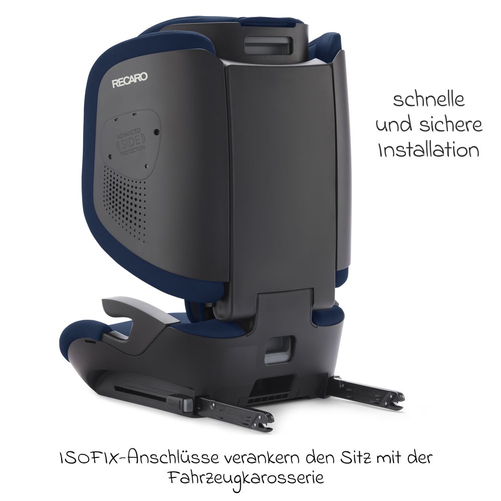 Recaro - Kindersitz Monza CFX i-Size faltbar & tragbar ab 3,5 Jahre ...