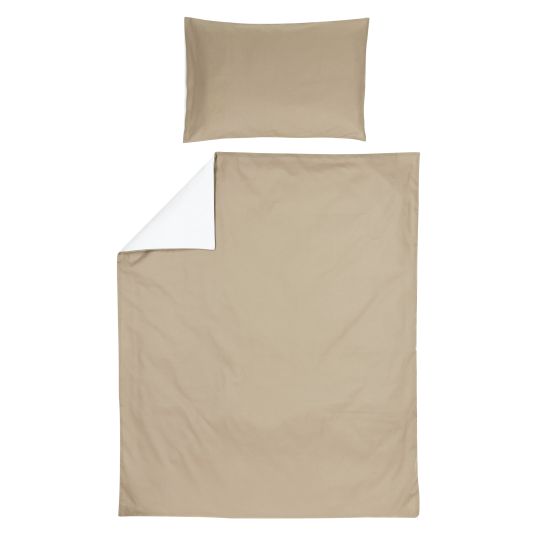 Meyco - Bettwäsche Baumwolle 100 x 135 cm - Offwhite - Taupe ... Meyco - Bettwäsche Baumwolle 100 x 135 cm - Offwhite - Taupe ...