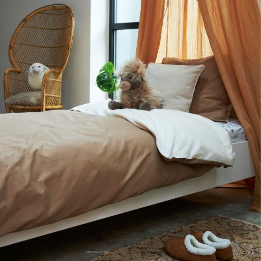 Meyco - Bettwäsche Baumwolle 100 x 135 cm - Offwhite - Taupe ... Meyco - Bettwäsche Baumwolle 100 x 135 cm - Offwhite - Taupe ...