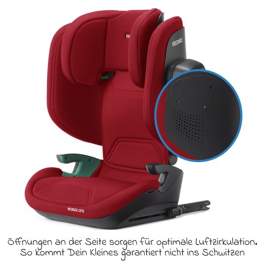 Recaro - Kindersitz Monza CFX i-Size faltbar & tragbar ab 3,5 Jahre ...